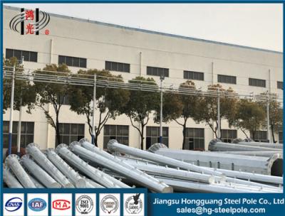 China NEA Standard Steel Electric Pole / Customizable Stainless Electric Power Pole for sale