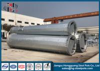China Galvanized Electric Steel Tubular Towers Power Transmission Line 10KV - 500KV for sale