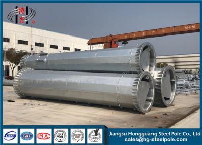 China Galvanized Electric Steel Tubular Towers Power Transmission Line 10KV - 500KV for sale