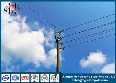 China Anti - Rust Electric Telescoping Metal Utility Pole For Distribution Line for sale