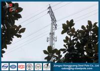 China ODM / OEM Design Q235 Galvanized Steel Pole , Power Transmission Poles for sale