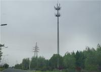 China Telecommunication Towers and Broadcasting Steel Poles with Loadcapacity Up To 10 Tons, Wall Thickness 2.5-16mm, and Wind Resistance Up To 100 km/h for sale