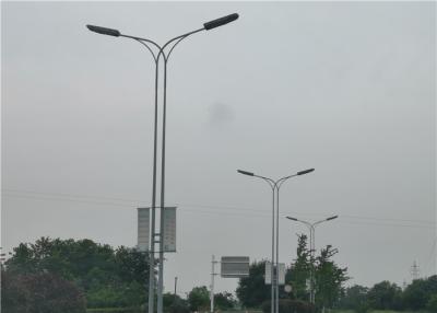 China Double Arms Q345 Hot Dip Galvanized High Mast Steel Tubular Pole for sale