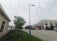 China Height 15M Street Tubular Strain Pole With LED Lamp Angle Pole for sale