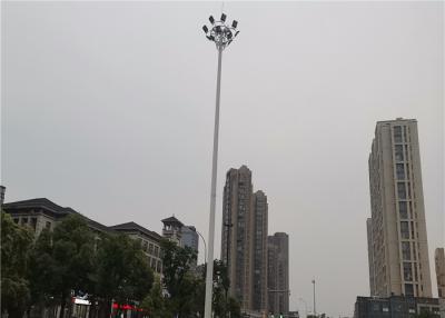 China Q235 Q345 High Mast Floodlighting Galvanized Security Light Post for sale