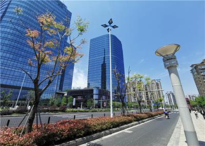 China Weather Resistance High Mast Light Pole For Garden Lighting H35m RAL Painted for sale