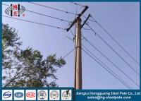 China Stainless Steel Electrical Power Post For Transmission Line , Metal Power Pole for sale