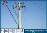 China High Voltage 220KV Electrical Power Pole 15-60m For Power Transmission Project for sale