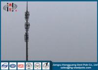 China Hot Dip Galvanized Telecommunication Tower with 345MPA Yield Strength for sale