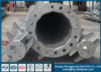 China HG - SP Tubular Steel Hop Dip Galvanised Steel Pole Painting Surface Coating for sale