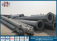 China Electric Overhead Steel Tubular Pole For Transmission Line , ISO Certificate for sale