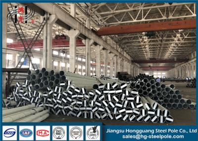 China Burial Type 25FT Power Transmission Poles , Electrical Transmission Poles for sale