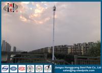 China Q235 Octagonal Wireless Communication Towers , Telecommunication Monopole Antenna Towers for sale