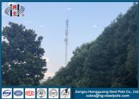 China Telecommunication Tower with 345MPa Yield Strength, HDG Painting for sale