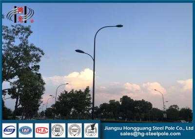 China Round Type Street Light Poles Commerial Light Poles For Street Area With LED Lamp for sale