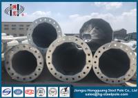China Q235 ISO 9001 Steel Transmission Pole For Transmission Lines And Distribution Line Project for sale