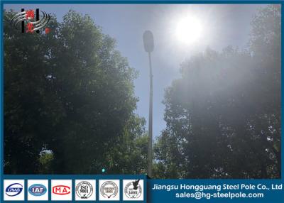 China Custom Shape Industrial Light Poles RAL Powder Coated For Highway Lighting for sale