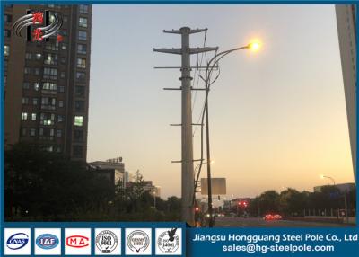 China Anti - Corrosive Stainless Steel Transmission Pole Electrical Power Pole for sale