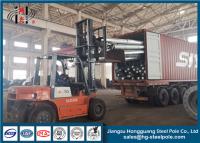 China Overlap Connection Galvanized Steel Pole Electric Power Distribution Equipment for sale