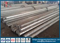 China Standard Direct Burial Galvanized Steel Pole , Power Transmission Steel Tubular Pole for sale