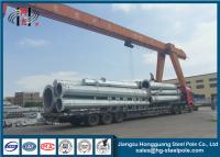 China Polygonal Q345 Q460 Electrical Power Pole Hot Dip Galvanized ISO Certificates for sale