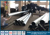 China Conical Hot Dip Galvanized Steel Pole ISO9001 Standard Q345 35FT for sale