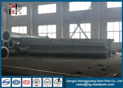 China Polygonal Steel Conical Galvanized Steel For Transmission Line Q345 H13m for sale