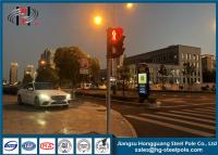 China Weather Resistance Telescopic Traffic Lighting Post Single Or Double Arms for sale