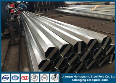 China 10KV Q345 Steel Material Steel Tubular Pole 40FT For Distribution Line Project for sale