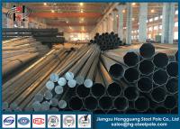 China Octagonal Hot Dip Galvanized Steel Power Pole Lap Joint Type Iso Certificate for sale