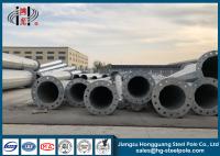 China Polygonal Steel Electric Pole For Overhead Transmission Line 110KV for sale