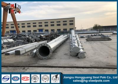 China Electric Power Transmission Poles / Steel Tubular Pole Corrosion Resistance for sale