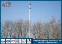 China Overlap / Flange Connection Telecommunication Towers Cell Phone Mobile Hot Roll Steel for sale