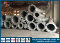 China Anti Corrosive Steel Electrical Post , Steel Power Poles Distribution for sale