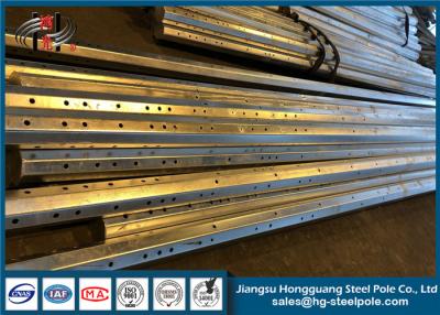 China Customizable Hot Dip Galvanized Steel Pole For Electricity Distribution for sale