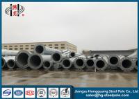 China 2.3-18mm Wall Thickness Galvanized Steel Pole ISO9001-2008 Certification for sale