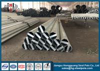 China Sheet Metal Fabrication Electrical Transmission Poles Easy Installation for sale