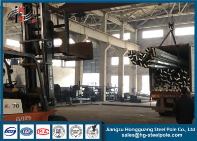China Overhead Transmission Electrical Power Pole , Customized Stainless Steel Pole for sale