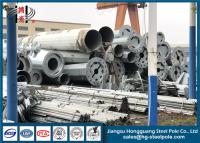 China 500kg Design Load Steel Transmission Pole Hot Dip Galvanized Customized for sale