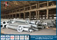 China 132KV Steel Electric Pole High Voltage For Power Transmission Line for sale