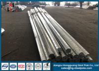 China Luminous Painting Galvanized Q345 Q235 Steel Electric Pole for sale