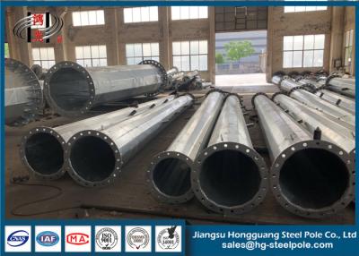 China Q420 Hot Dip Galvanized 220KV Steel Tubular Pole for sale