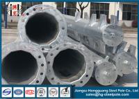 China Average Galvanized Coating 100um Power Transmission Poles for sale
