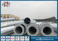 China Conical Galvanized Steel 16m Power Transmission Poles for sale