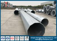 China 10KV-220KV Electrical Power Galvanized Transmission Line Pole Tower for sale
