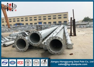 China Octagonal Conical 8 Sides SS400 Electrical Power Pole for sale