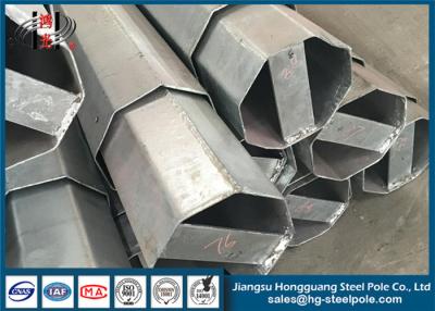 China 69KV NEA Standard Q355 Electrical Power Pole For Transmission Line with Hot Dip Galvanization for sale
