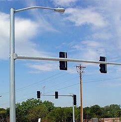China Q235 16m  Once Forming  Decorative  Parking Lot Light Poles for sale