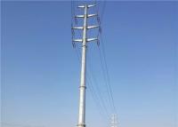 China 33kv Electrical Steel Tubular Tower Pole Galvanized Power Transmission Line for sale