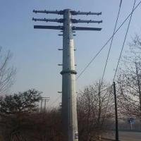 China GR 65 Hot Dip Galvanized Electric Power Pole Stainless For Transmission Line Project for sale